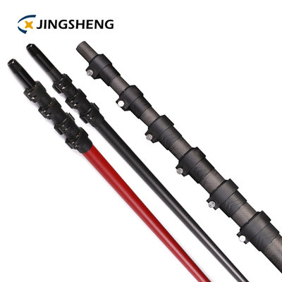 3k Twill 15m 12m 18m Carbon Fibre Telescopic Pole