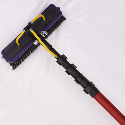 ISO9001 12m Carbon Fiber Extension Pole With Clamps