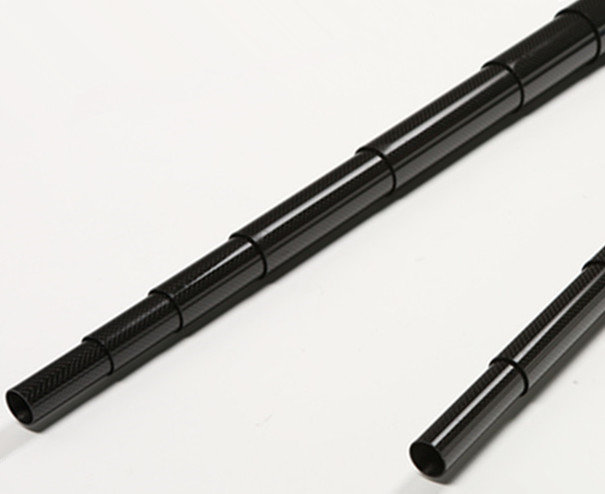 30FT robust 60% carbon fiber telescoping pole for Carbon & Fiberglass Hybrid Composite Pole