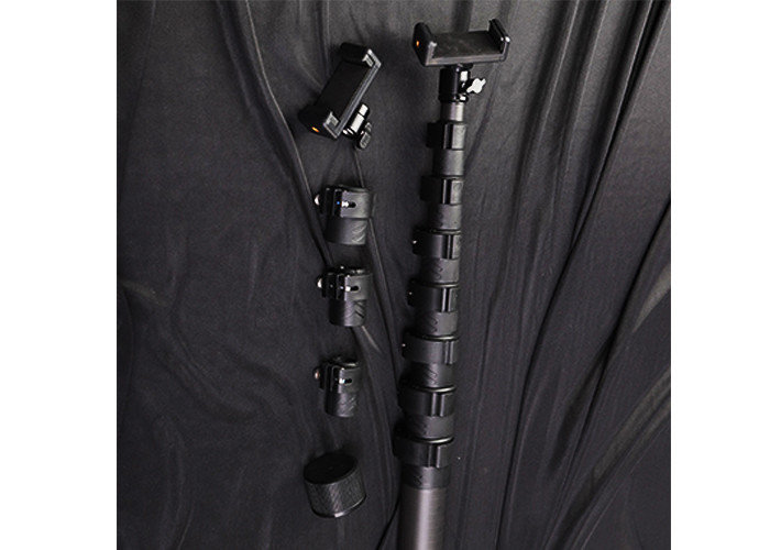 Long Camera Pole For Roof Inspection / 3K Home Inspector Camera Pole
