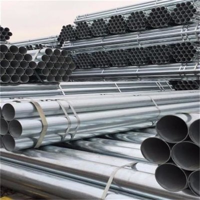 Half Circle Galvanized Steel Pipe / Corrugated Steel Tube Plain Ends