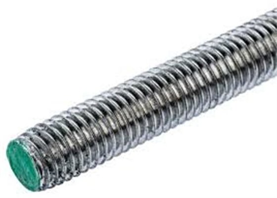 Custom Black Steel Anchor Rod , Threaded Rod Anchor Bolts 32mm 25mm