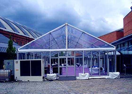 Outdoor Tranparent Clear Top Tent With Inner Decorations For Wedding Party