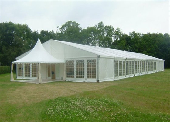 Large Outdoor Warehouse Tents Shelter Canopy Fabric Covered With Clear Windows