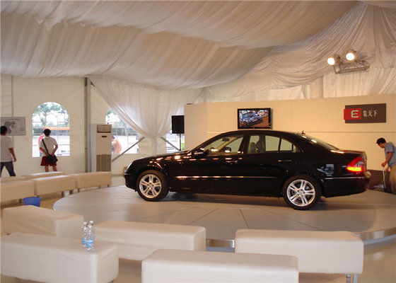 Luxury Aluminum Outdoor Exhibition Tents with Curtains Decoration For Car  Show