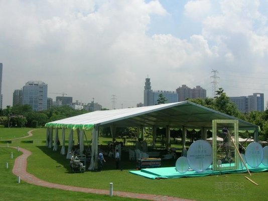 Aluminum PVC Swimming Pool Tents , White Outdoor Canopy For Pool Shade Without Side