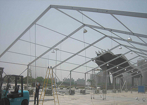 Steel Sheet Temporary Outdoor Warehouse Tents , Fireproof Canopy Storage Shed