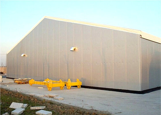 Steel Sheet Temporary Outdoor Warehouse Tents , Fireproof Canopy Storage Shed