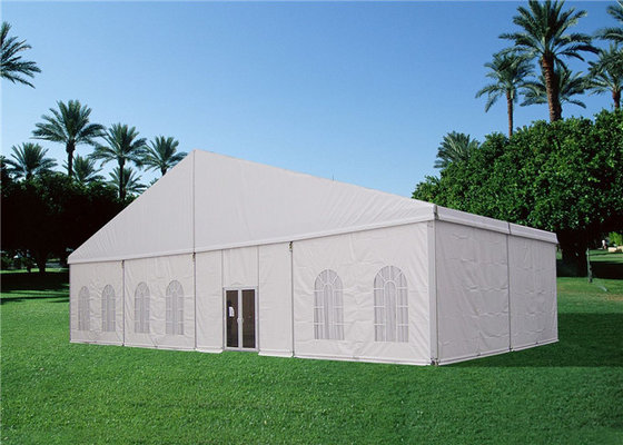 White Aluminum Frame Outdoor Event Tents for wedding receptions With Sidewalls