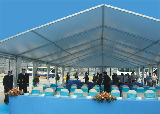 Commercial Outdoor Event Tents With Curtain , Outside Party Tents For 500 People