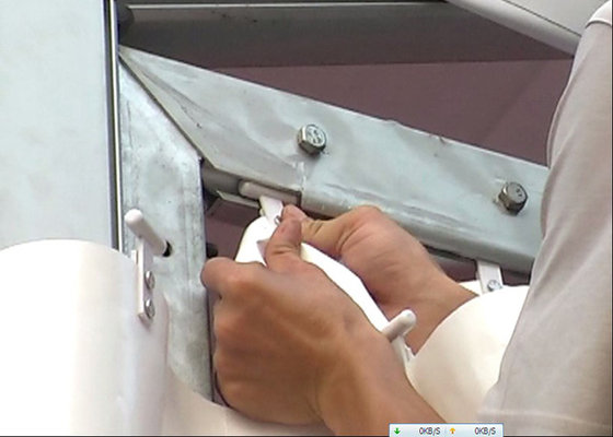 White Temporary High Peak Tents , Car Storage Shelter For Outside Trade Show