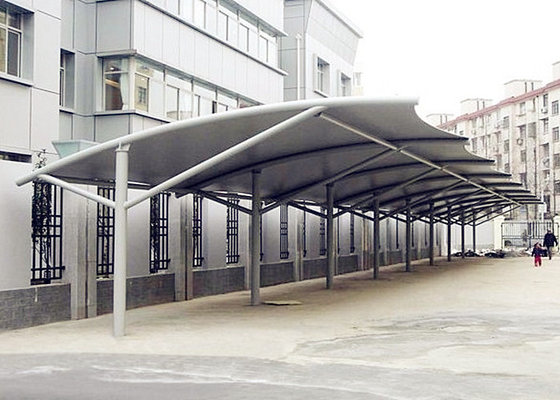 Double Side Tensile Car Parking Structure Fabric Tent For Outdoor Park