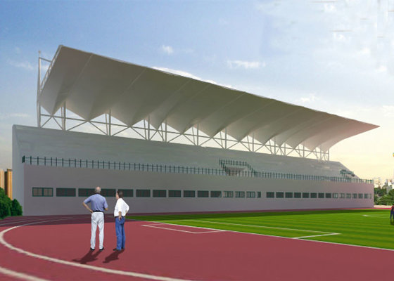 Sun Shade Outdoor Sports Tents , PVDF Fabric Tent Structures Guarantee 10 Years