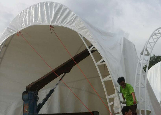 Steel Structure Tensile Truss Arch Tents With Guarantee 10 Years Popular In Russain