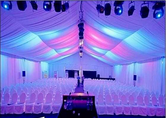 Romantic White Marquee Tents With table and chair / Chandelier for weddings