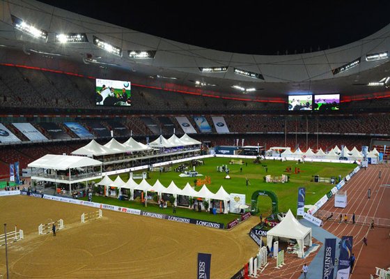 Temporary 2 Storey Shade Tent Canopy Rainproof For Large Sport Events