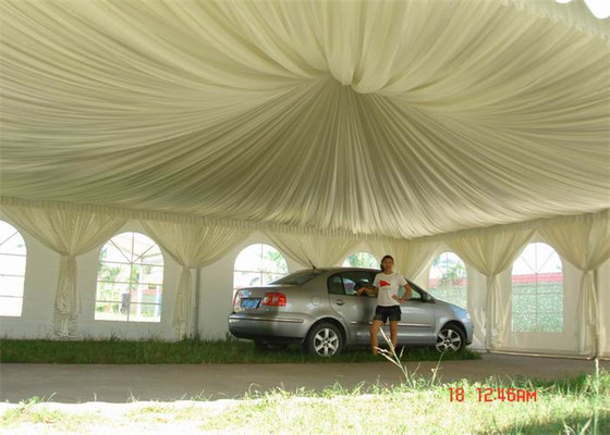 Stable White High Peak Tents Marquees For Outside Wedding Receptions