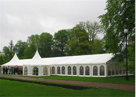 Marquee Aluminum Wedding Tents Cover Double PVC Waterproof Flame Redartant UV - Resistant