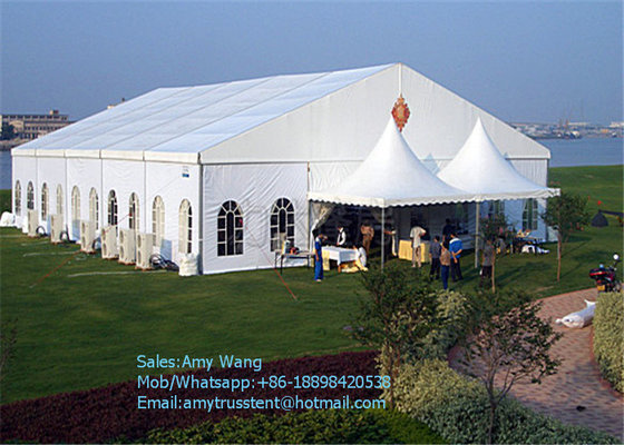 Double PVC Coated Shelter Outdoor Event Tents with Aluminum Frame for Wedding , Party