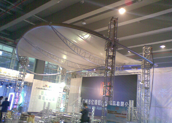 Trade Show Aluminum Stage Truss Spigot Truss Screw Square With Special Shape