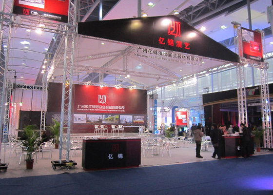 Customized Size Trade Show Spigot Square Aluminum Truss Systems For Carton Fair