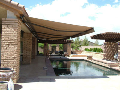 Home Remoto Control Awning House Garden Party Tents Easy And Simple Control Sun Proof