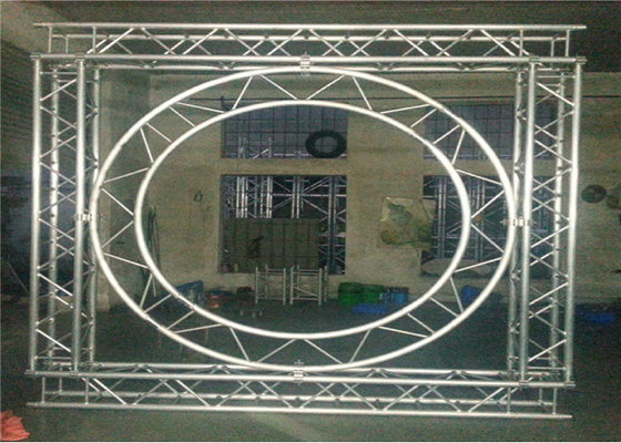 Used Portable Silvery And Black Aluminum Stage Truss For Outdoor Events / Concert Performance