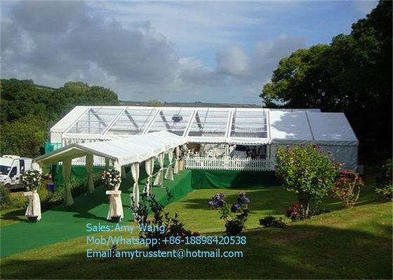 High Class Outdoor Exhibition Tents , Aluminum Frame Marquee Tent With Decoration