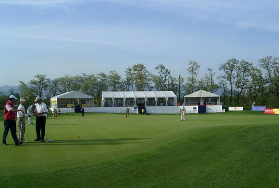 Gazebo Trade Show Tent , A Word Shape White Marquee Tents 10M X 60M Length
