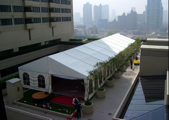 Outdoor EXhibition Tents , A Shaped Tent 10M X 50M Length Can Be bigger or Smaller