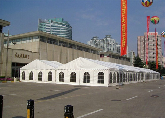 Temporary Big Outdoor Warehouse Tents For Storage With Clear Span , Outdoor Storage Tent