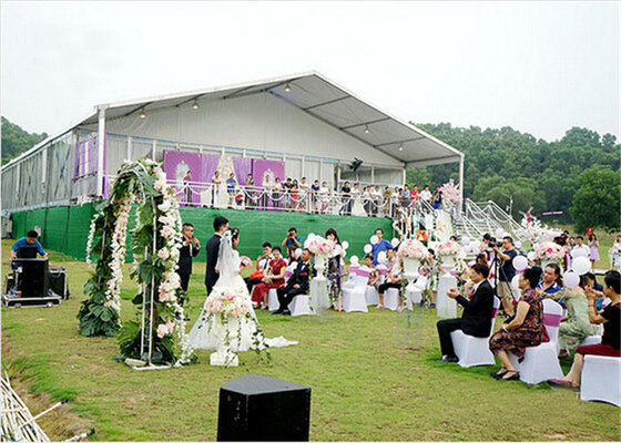 700 People Large Aluminium Tent / Large White Marquee Tents For Wedding