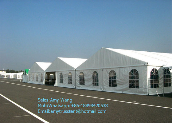 20x50m Structure Outdoor Event Tents With Strong Glass Wall For Big Exhibition / Fair / Show