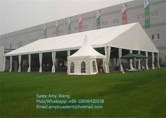 Water Proof Outdoor Sport Tent , Aluminum Clear Span Tent  With PVC Fabric
