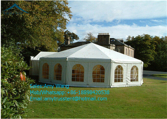 3-50 Clear Span Tents , Big Canopy Party Wedding Marquee Aluminum Tent With Colorful Linings
