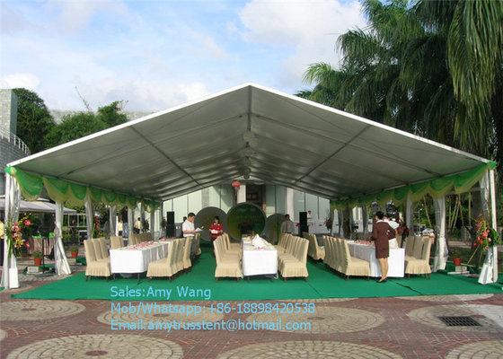 Aluminum Polygon Party Tent Pop Up Tent For Tennis Swimming Pool With Colorful Lining