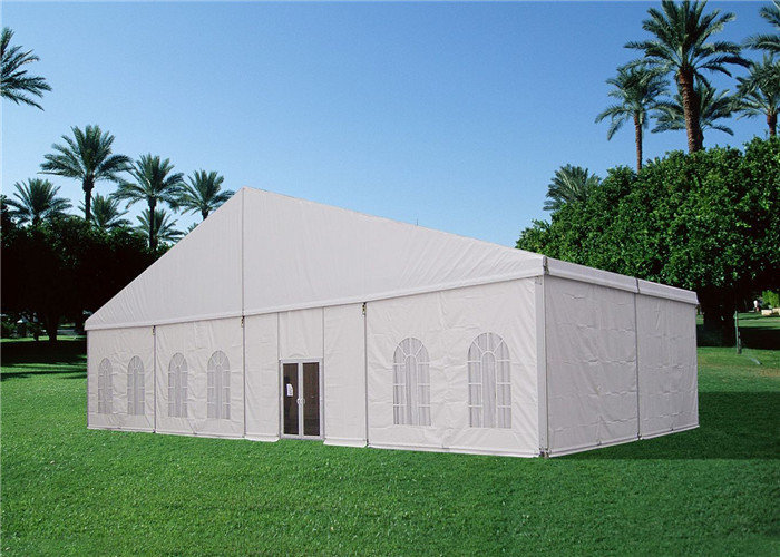 White Aluminum Frame Outdoor Event Tents for wedding receptions With Sidewalls