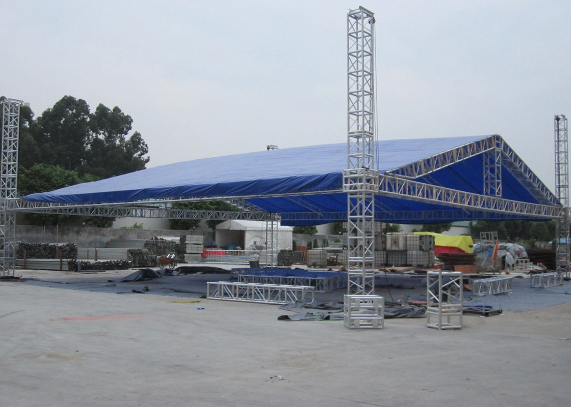 High Performance Aluminum Box Truss With Shading Cover Rain Proof Can be Assemble