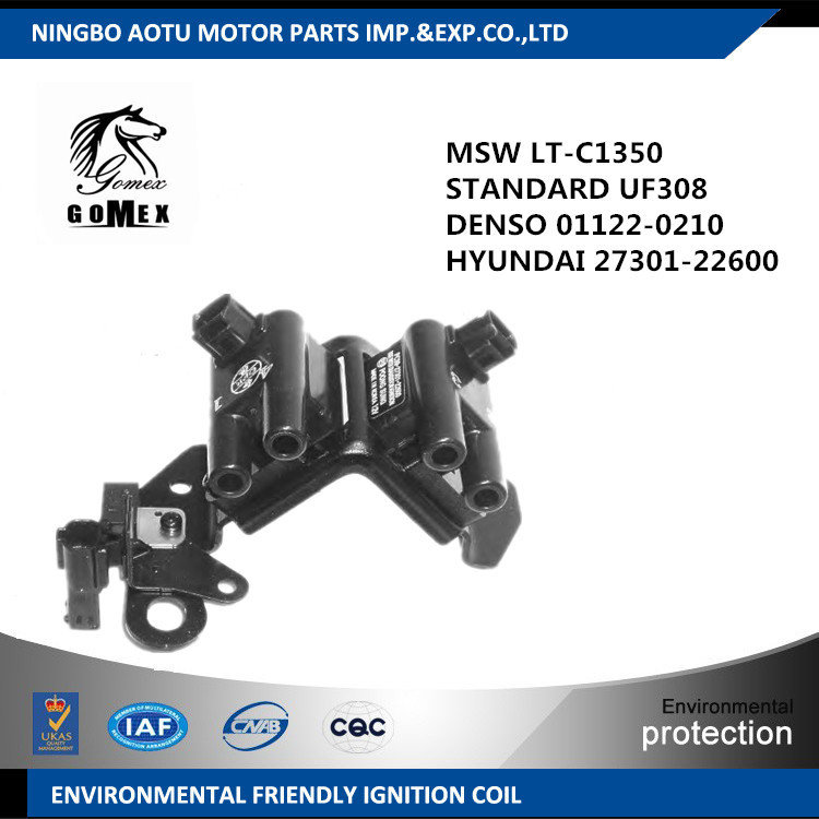 HYUNDAI 27301-22600 MSW LT-C1350  STANDARD UF308 DENSO 01122-0210 Car Engine Ignition Coil