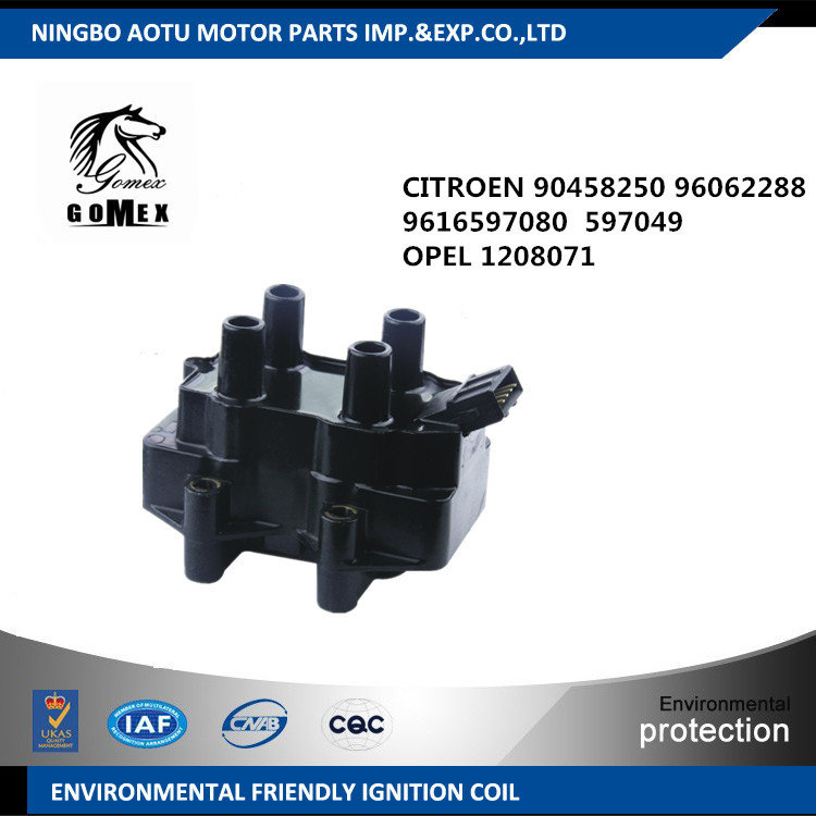 Car Ignition Coil Unit for CITROEN 90458250 96062288  96 16597080 597049 OPEL 1208071 Ignition parts
