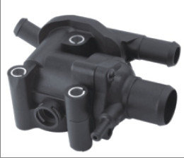 Thermostat Housing Assembly WITH SENSOR PORT, NO BY-PASS PORT XS4G-9K478-BC, SWT-F009 for FORD