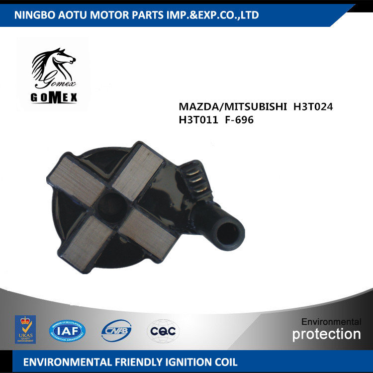 Car Ignition Coil Unit for MAZDA MITSUBISHI H3T024 H3T011 F-696 ignition parts