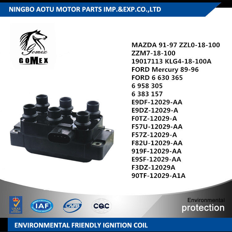 MAZDA Car Ignition Coil ZZL018100 ZZM718100 19017113 KLG418100A , FORD 6630365 6958305 63831 Engine Ignition Coil