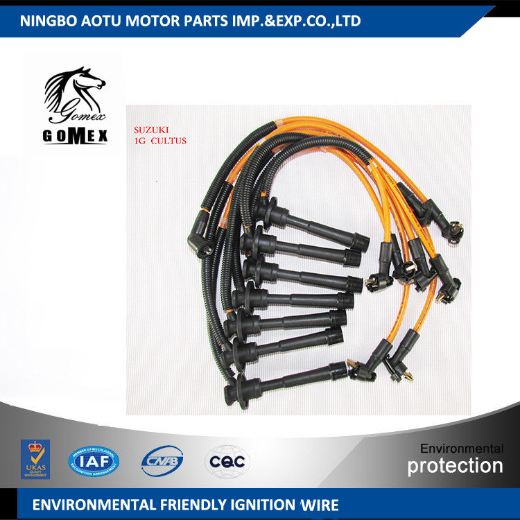 High voltage silicone Ignition wire set, ignition cable kit, spark plug wire for SUZUKI 1G CULTUS for Pakistan