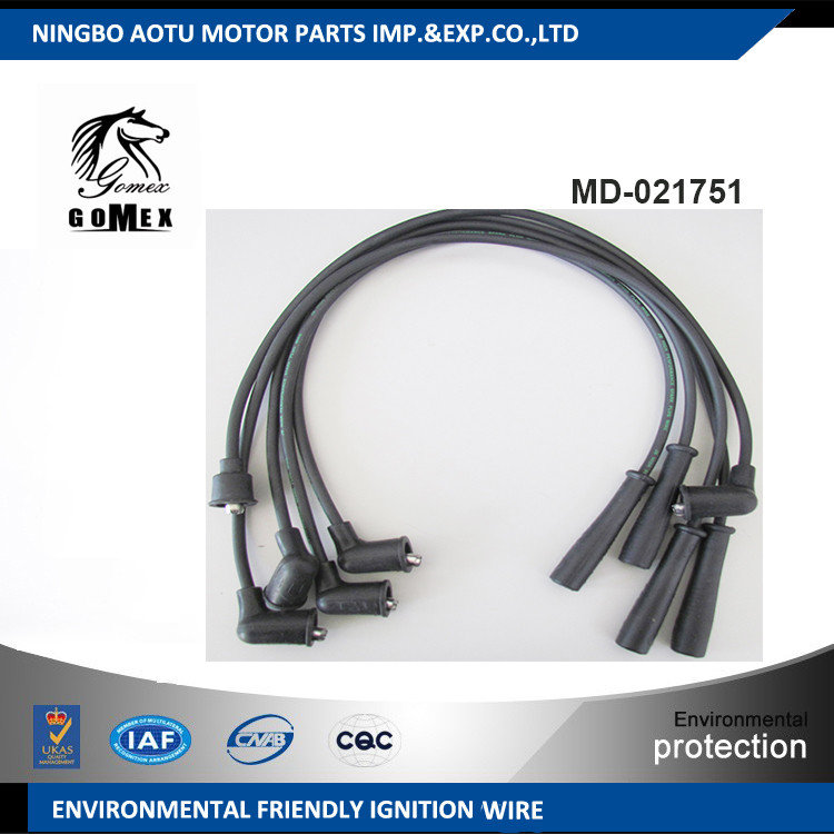 MITSUBISHI MD-021751 Ignition Wire Set 7mm Copper Core Spark Plug Wire