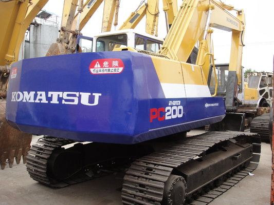Japan excavator pc200-5,also pc60,pc120,pc200-6,pc200-7,pc200-8,pc220-6 komatsu excavator construction supplier