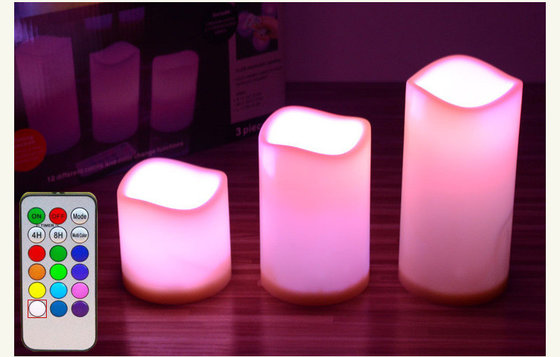 2015 LED On-Off Magic Happy Hirthday Led Flameless Candle/Light One Color Led Candle