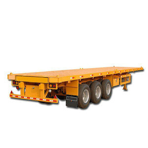 2axles flatbed semi-trailer