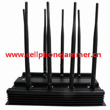8 Bands Adjustable All Frequency 3G 4G Wimax Phone Blocker WiFi Jammer & GPS VHF UHF Jammer (European Version)