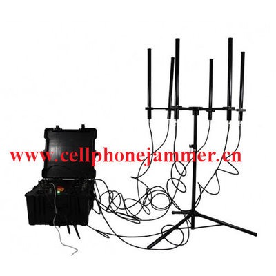 350W 4-8bands High Power Drone Jammer Jammer up to 2000m